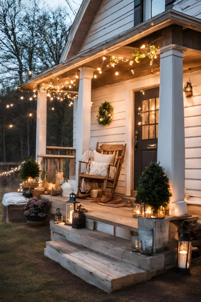 10+ Charming Rustic Farmhouse Porch Ideas For Your Dream Home - Tiwala ...